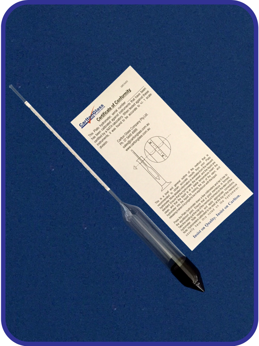 MPL1015 Plato Hydrometer 10-15 – Carlton Glass